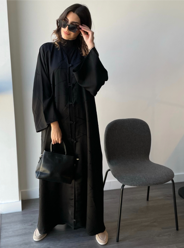 Black Abaya Black abaya. Scarf is included Abayas from Buhra at Boksha