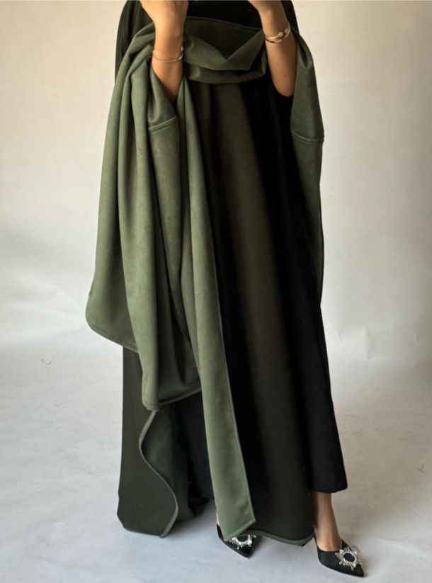 ReversibleShaal Shades of Green Double Sided Winter Shamwa Shaal. The ...