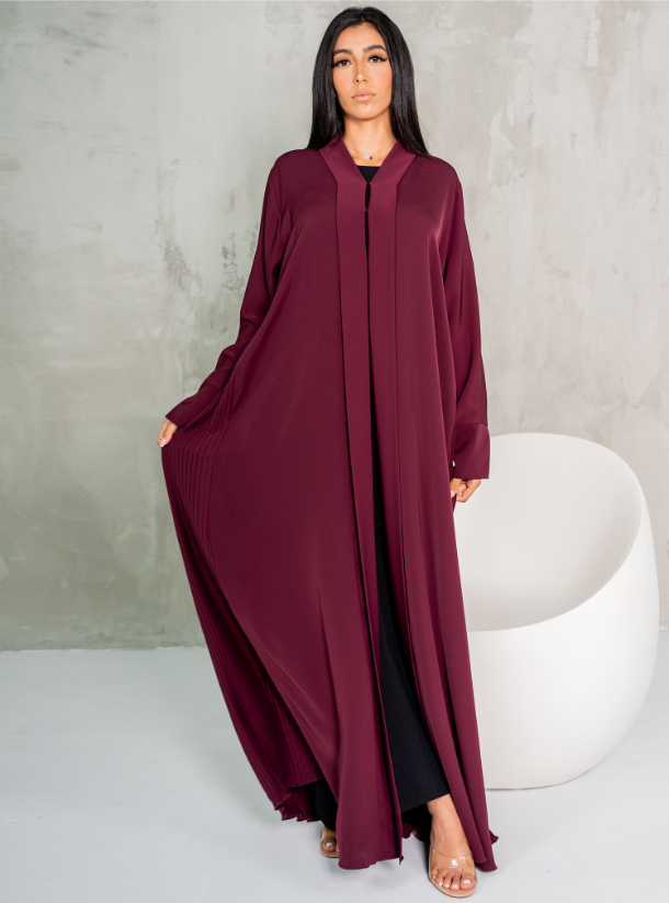 Colored Abaya A practical Nida abaya with a distinctive cut for an ...