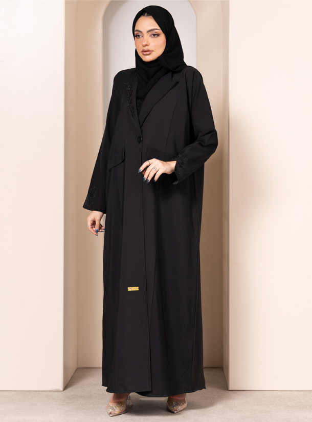 Blazer Abaya Formal abaya with an elegant cut and a smooth fabric that ...