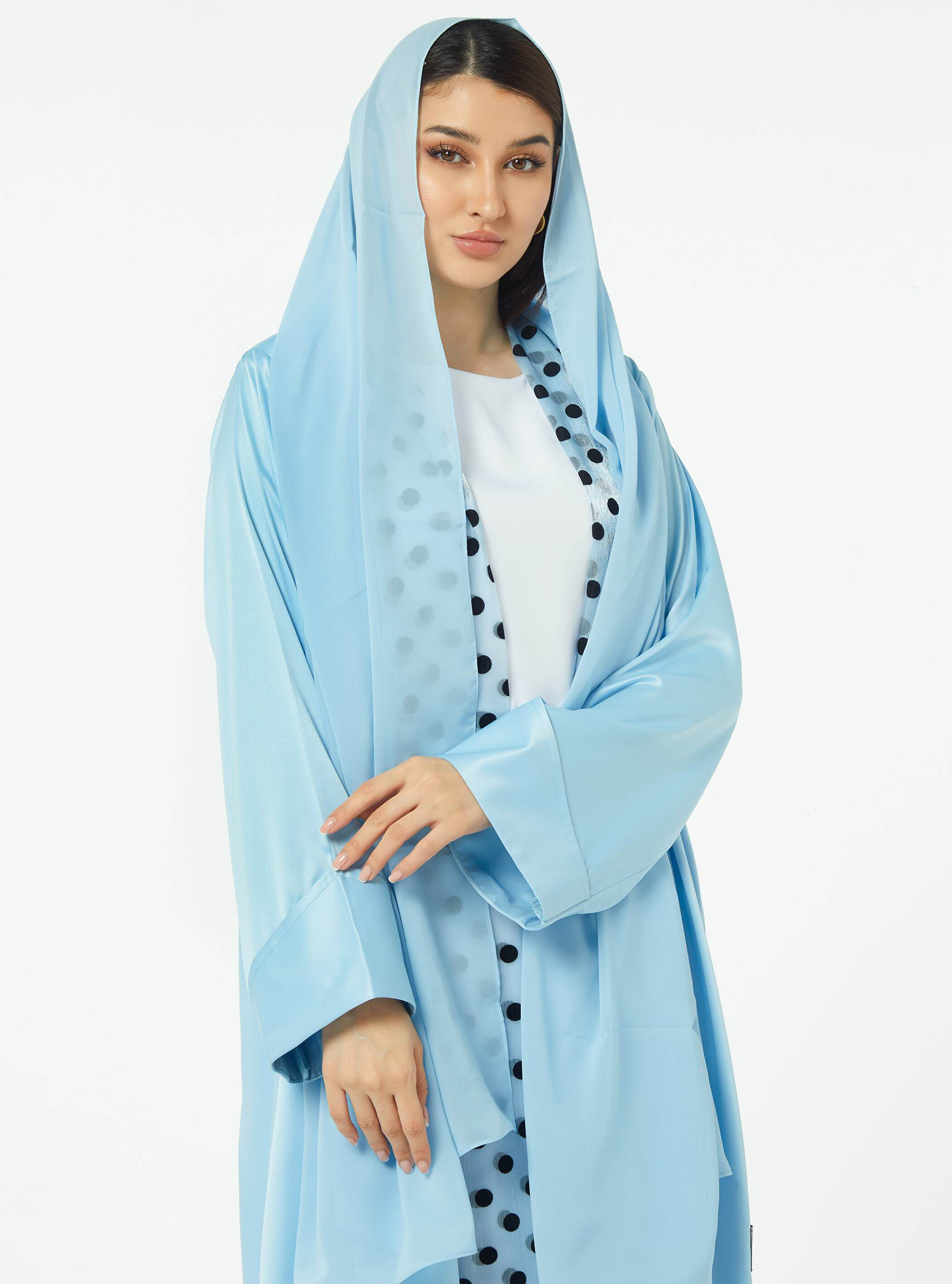POLKA CLASSIC POLKA CLASSICS - POWDER BLUE EDITION Abayas from Telal ...