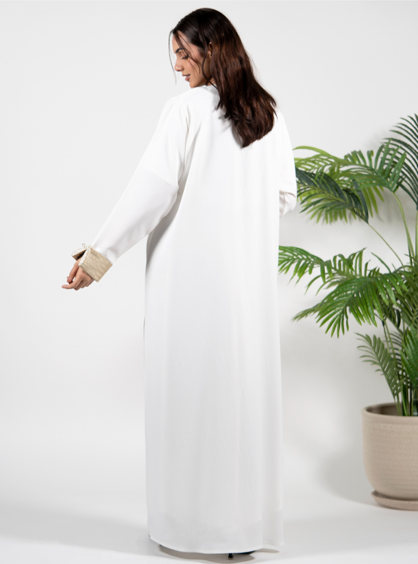 White Bisht This bisht comes with inner dress. Nice and elegant white ...