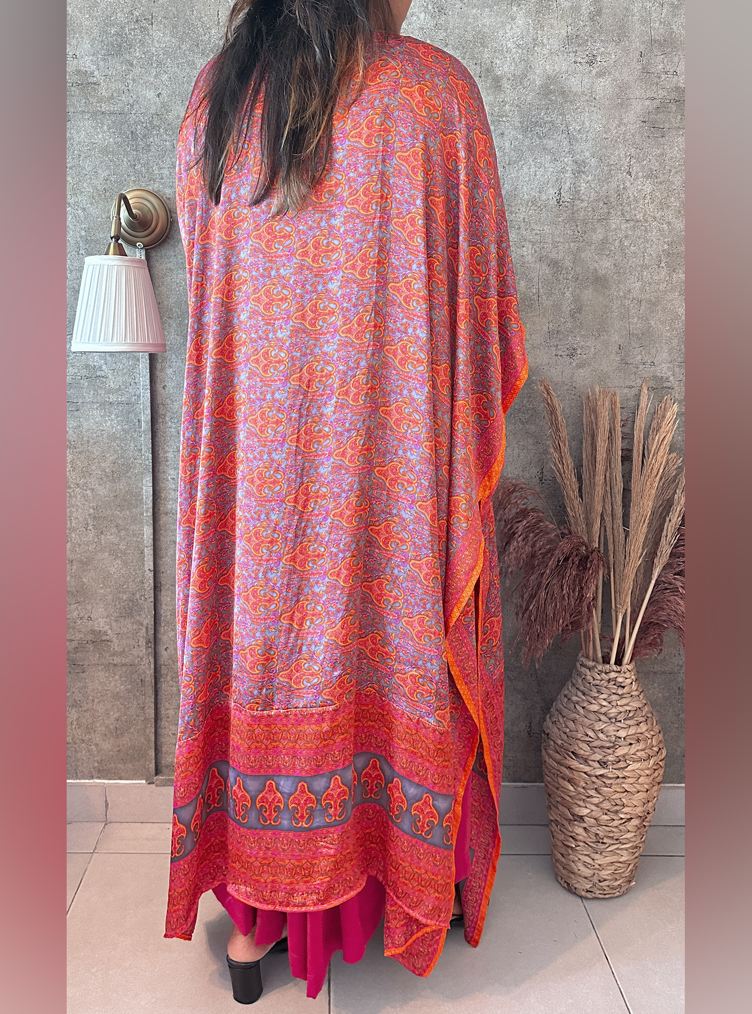 Pink kaftan set 3 piece set of dress, kaftan and belt Kaftans from ...