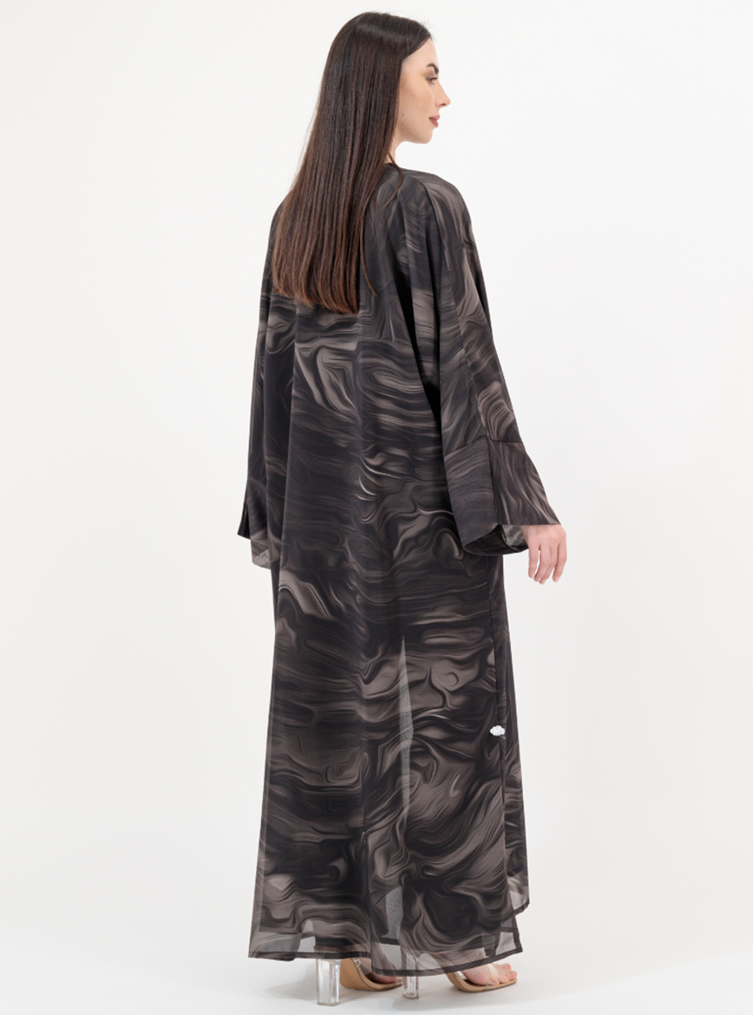 Waves Abaya Radiant Waves Abaya with Shailah Abayas from In The Clouds at Boksha