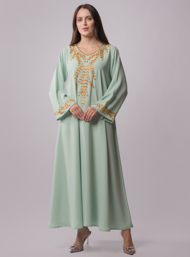 Kaftan0060 Modern kaftan embellished with elegant beads embroidery ...