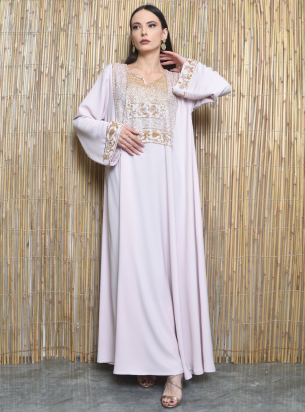 Kaftan0091 Modern kaftan embellished with elegant beads embroidery ...