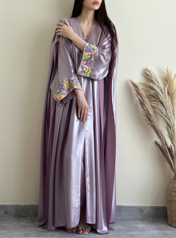 Shimmer cape Shimmer 2 layers cape style kaftan with embroidery on the ...
