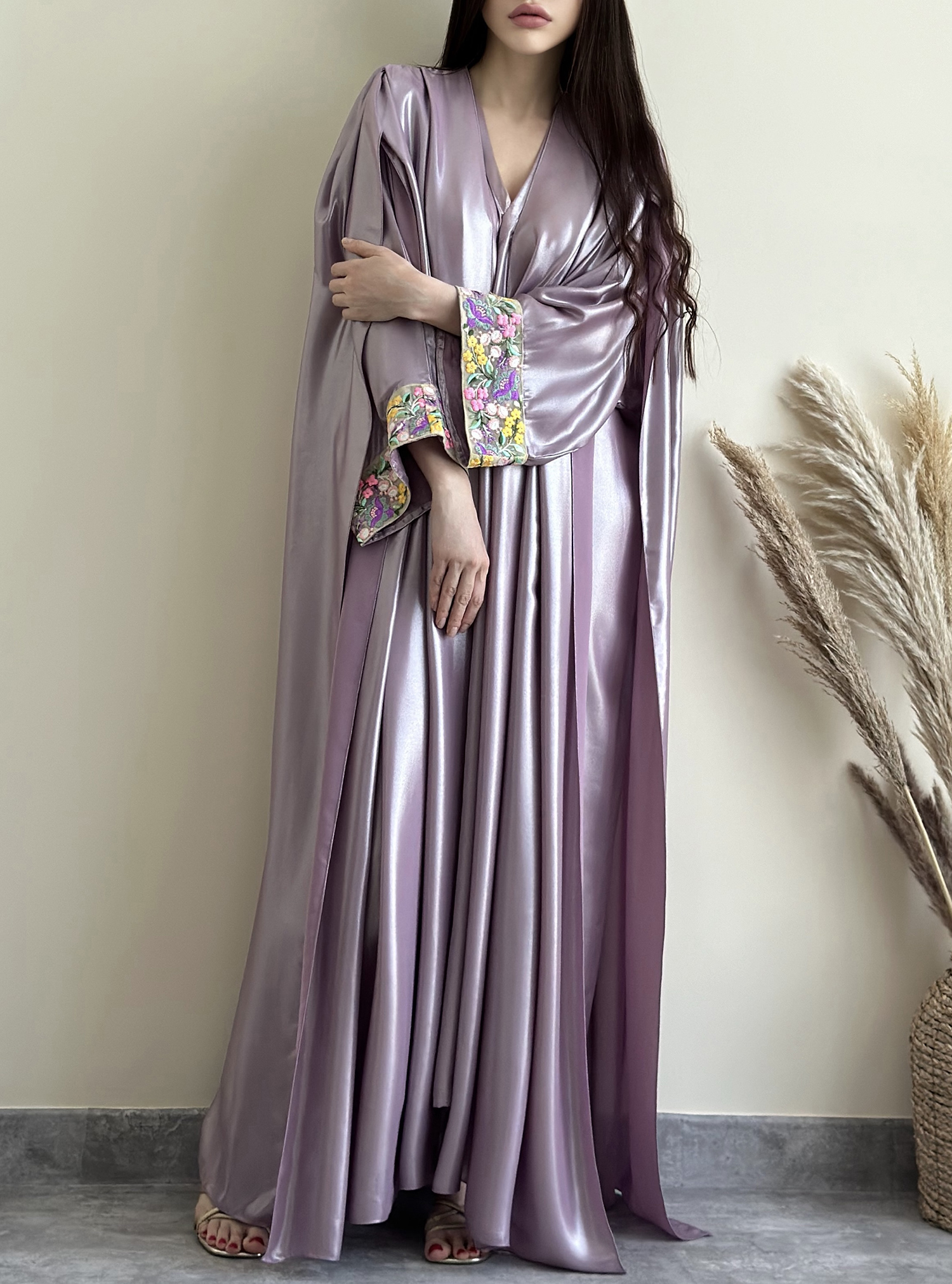 Shimmer cape Shimmer 2 layers cape style kaftan with embroidery on the ...