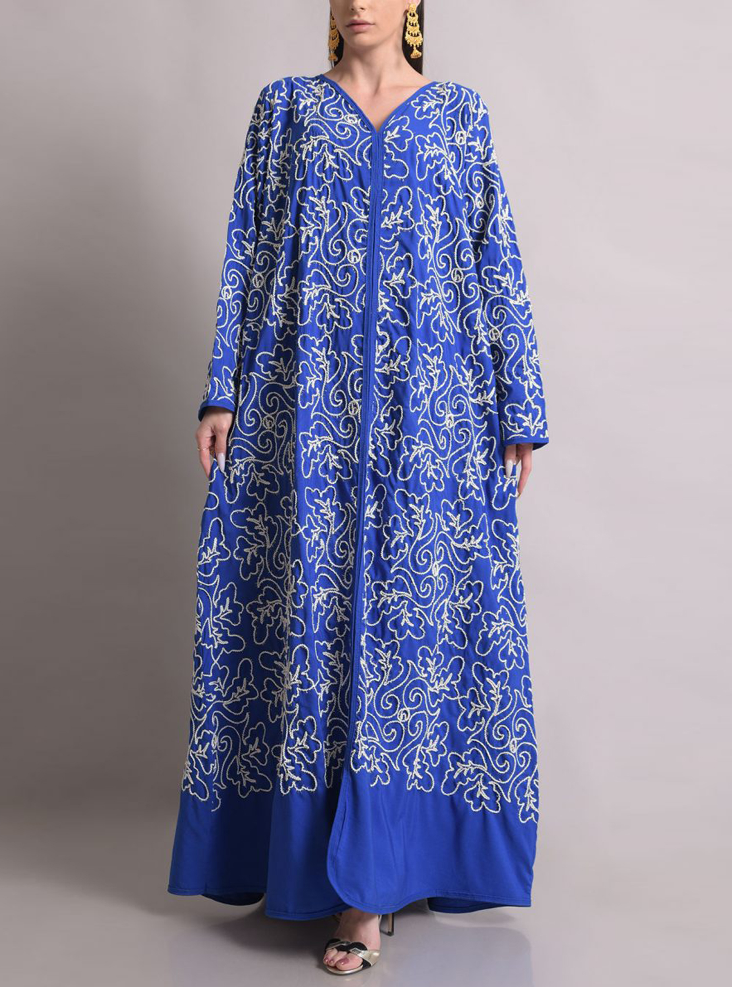 TSMM0067 Cotton Kaftan Kaftans from Tasamimy at Boksha