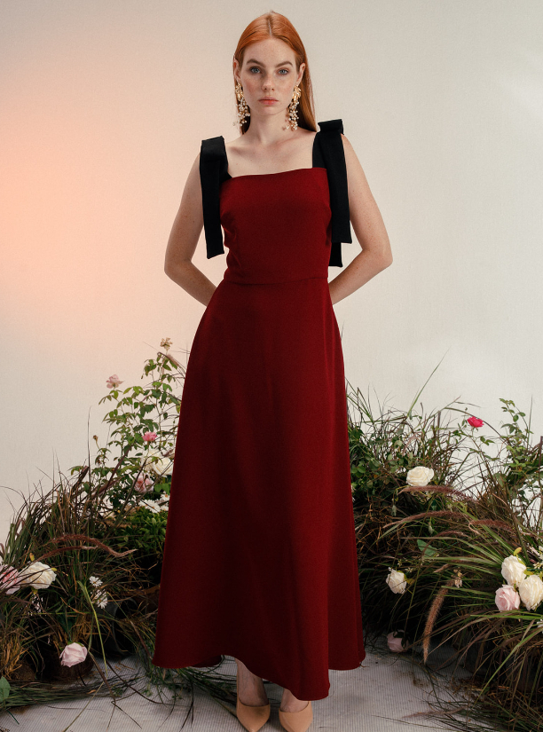 ASTRAL DRESS Elegant Red Dress Dresses from Moonmains at Boksha