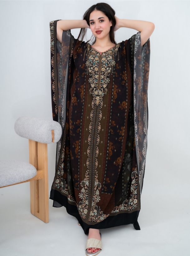 Handcraftedwork Emirati Mukhawarmade from Japanese silk fabric with ...