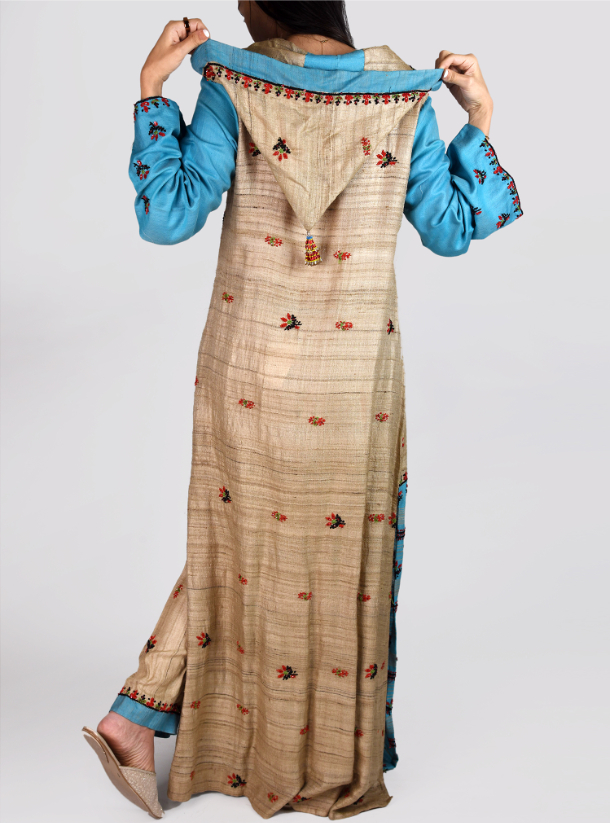 Mystic Nomad Moroccan style djellaba with hoodie and sherwal pants ...