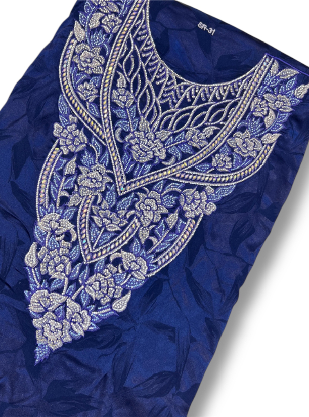 Mukhawar Elegant Emirati mukhawar. Unstitched Mukhawar Fabric from 7 by ...