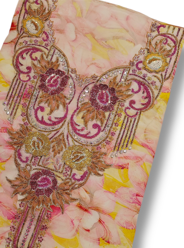 Mukhawar Elegant Emirati mukhawar. Unstitched Mukhawar Fabric from 7 by ...