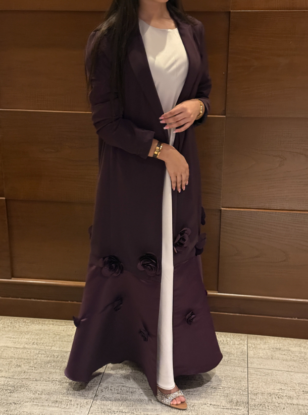 Valentino abaya Elegant organza abaya Abayas from Lines By Fatma Hamed ...