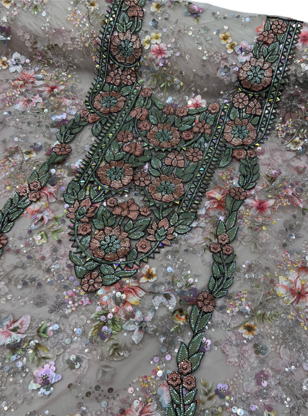 3D Eid Mukhawar Elegant Emirati mukhawar. Unstitched Mukhawar Fabric ...