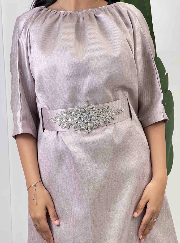 Raya dress Beautiful Raya dress with an inner belt to make you look ...