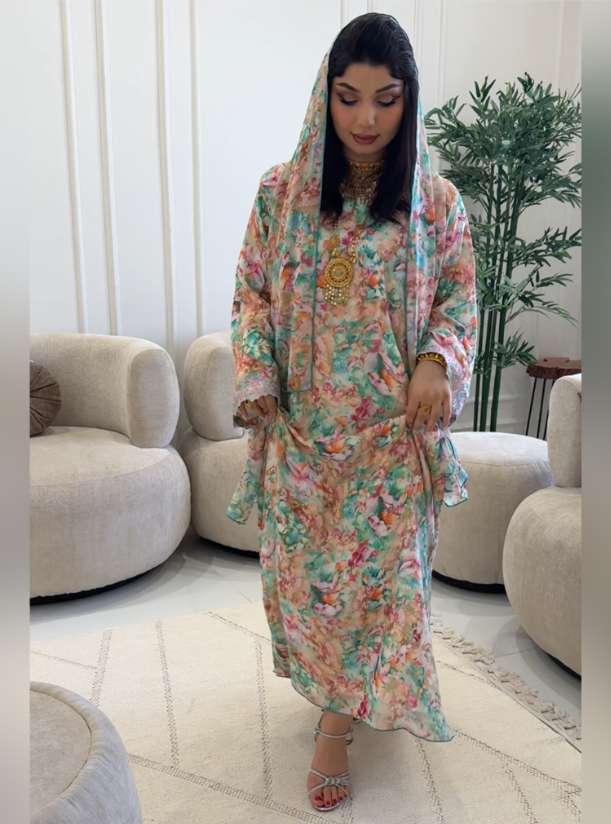 Shefoom Nice shefoon dress Mukhawar from majara abaya at Boksha